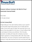Enterprise Software Licensing in the World of Cloud Subscription ...