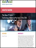 The New IT Hero: Technology Advances the Role of the DBA - Database ...