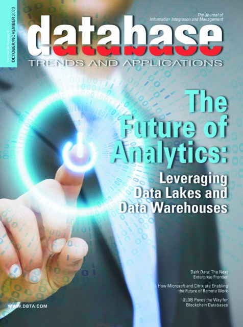 Database Trends and Applications Magazine: October/November 2020 Issue ...