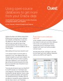 Using Open-Source Databases to Get More From Your Oracle Data ...