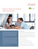 Toad for Oracle Tips and Tricks - Database Trends and Applications