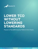 Lower TCO Without Lowering Standards - Database Trends and Applications